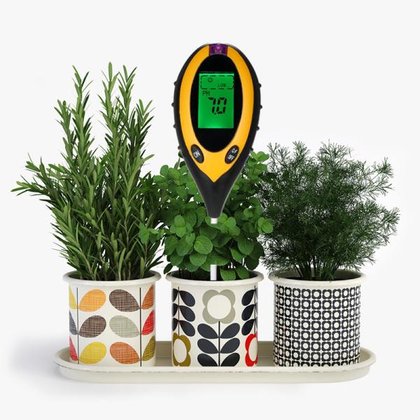 Quality 4-in-1 Sensor Meter for Soil Moisture Temperature PH Sunlight Compact and for sale