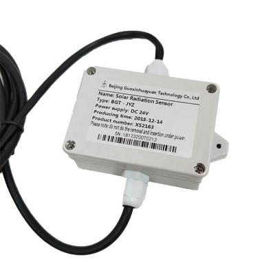 China RS485 RS232 4-20mA Zonnepyranometer Zonnestralingssensor voor meetbereik 0-1500W/m2 Te koop