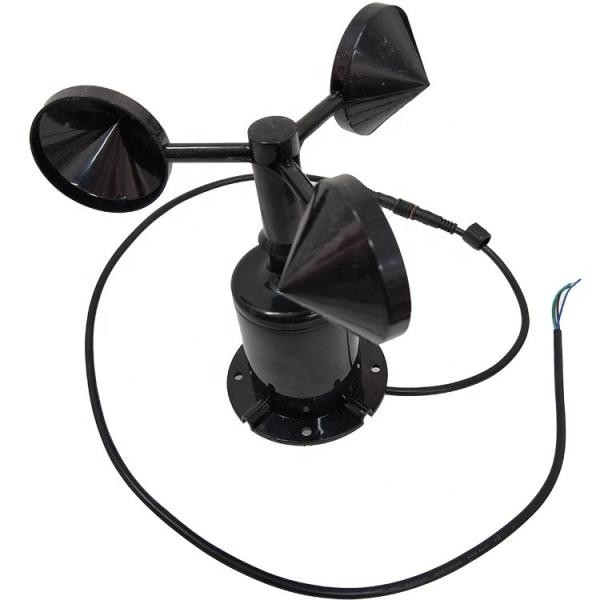 Quality Mini Anemometer 3 Cup Wind Speed Measuring Device with -20C-60C Temperature for sale