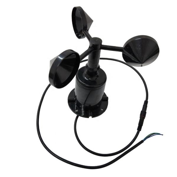Quality Mini Anemometer 3 Cup Wind Speed Measuring Device with -20C-60C Temperature for sale