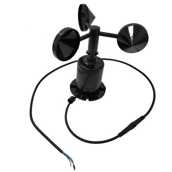 Quality Mini Anemometer 3 Cup Wind Speed Measuring Device with -20C-60C Temperature for sale