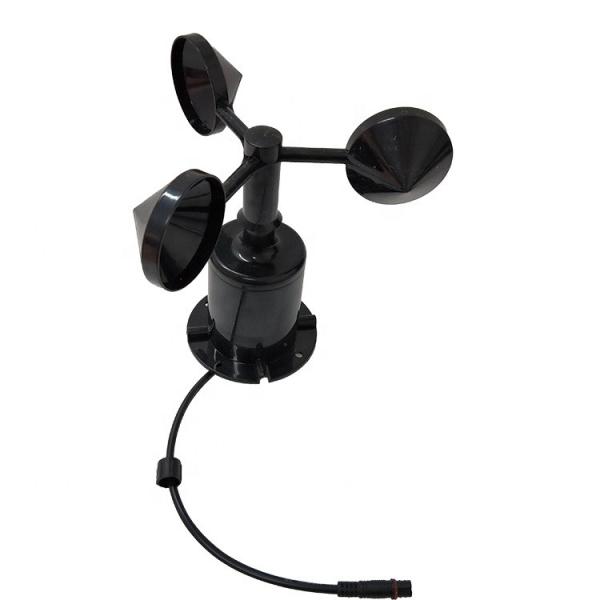 Quality Mini Anemometer 3 Cup Wind Speed Measuring Device with -20C-60C Temperature for sale