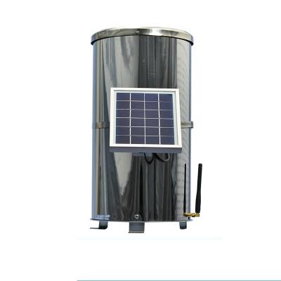 中国 天気ステーションと降雨量測定 3.5kg チッピングバケツ ソーラーパネル電源システム付きの雨計 販売のため