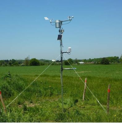 China Dirección y velocidad del viento precisos Agricultura Previsión automática Estación meteorológica inalámbrica en venta