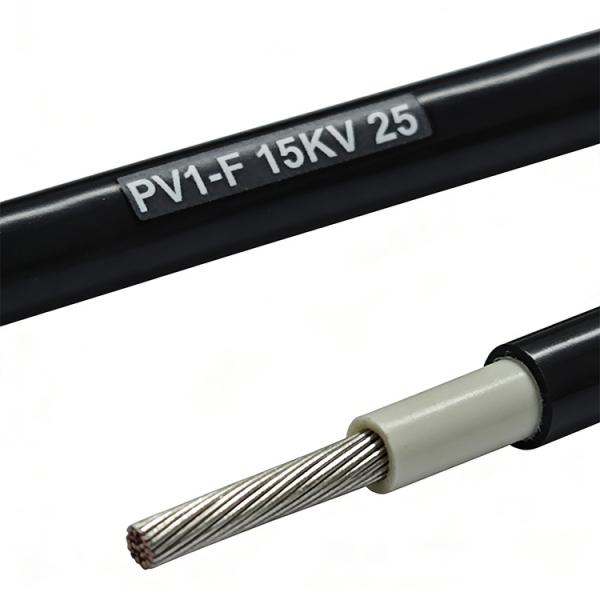 Quality 4mm2 6mm2 PV1-F Solar Cable Weatherproof Solar Panel Connection Cable for sale