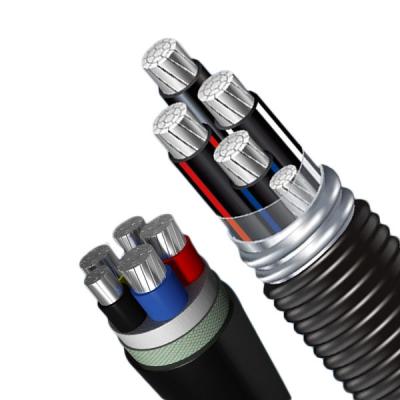 China 3 4 5 Core Aluminium Alloy Cable Underground Power Cable For Industrial Projects for sale