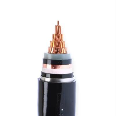 Quality Single Copper Core YJV XLPE High Voltage Cable Insulation Industrial Railway for sale