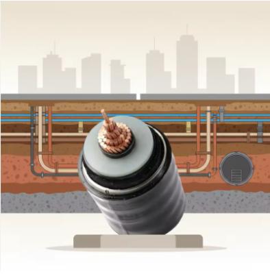 China 110kv HV Underground Cable Copper Electric Power Cable XLPE Insulation for sale