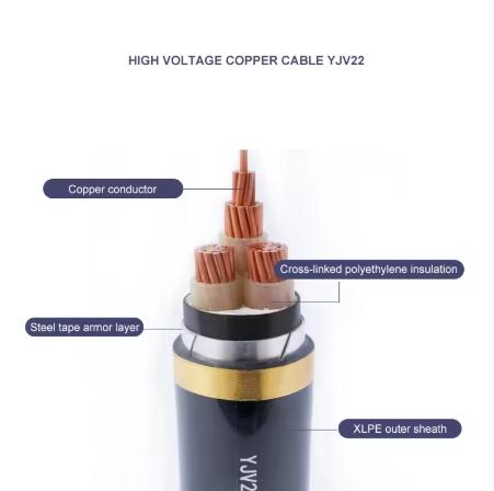 Quality 3 Core XLPE Insulation Armoured Cable Copper Conductor SWA For Construction for sale
