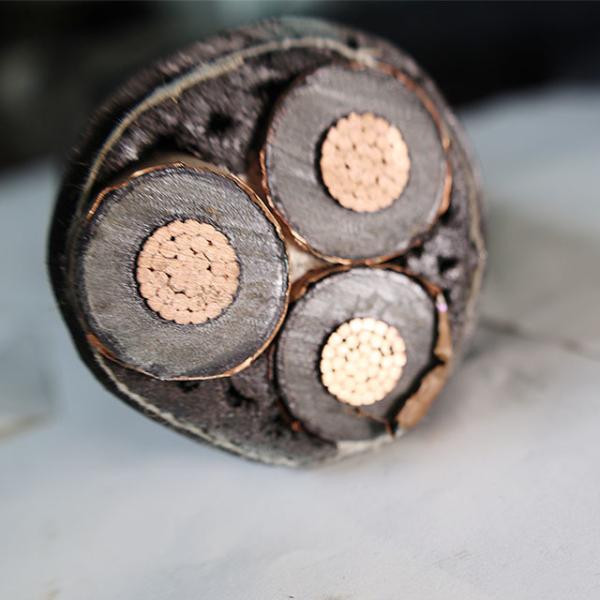 Quality High Voltage Cable YJV22 3 X 400mm2 Steel Tape Armoured Copper Core Underground Power Cable for sale
