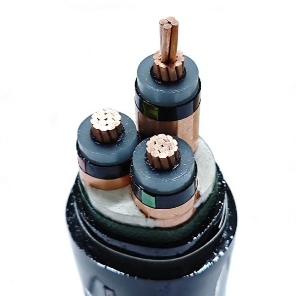 Quality YJV22 8.7KV 15KV Armoured XLPE  Cable 3x35 Core Fireproof Copper Power Cable Industrial for sale