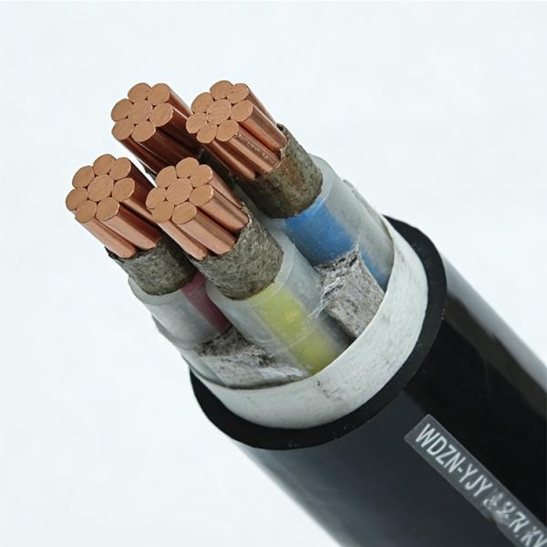 Quality Zero Halogen XLPE Insulated Power Cable WDZN-YJY 0.6kV 1kV 4×35+1×16 Low Smoke for sale