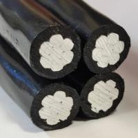 Quality Overhead Insulated 4X16 4X25 4X35 4X50mm2 4 Cores Low Voltage Aerial Bundled ABC for sale