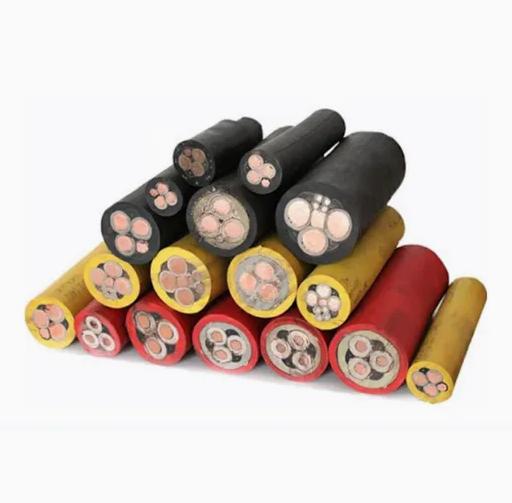Quality 4 Core Mining Cable Rubber Sheathed Flexible Power Cable For Underground Coal for sale