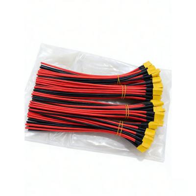 China Custom Made Silicone Copper Wire XT120 XT90 XT60 Male Female Connector Battery Cable for sale