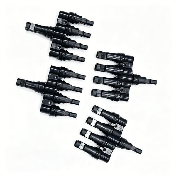 Quality IP67 Waterproof 4 In 1 Type T5 Solar Panel Connector Male Female 30A Current for sale