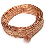 China Copper Braid Flexible Grounding Strap For Battery And Power Systems for sale