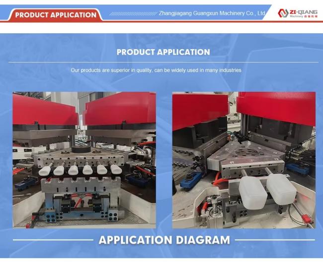 ZQ 135 Injection Blowing Machine - Side View