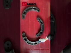 Polyurethane de grado militar con inserciones de llanta de corrida resistente a la abrasión llantas de corrida planas certificadas CE / ISO