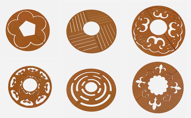 corten steel tree grate