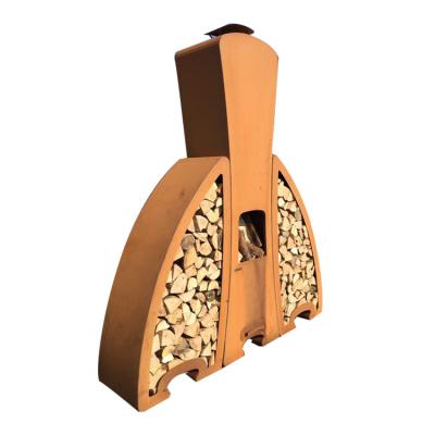 China Corten Steel Metal Brazier Fire Pit for Camping for sale