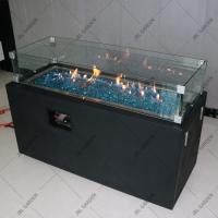 China Rectangle Garden Gas Fire Pits Table Gas Outdoor Propane Firepit for sale