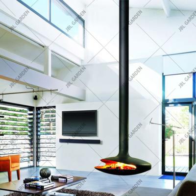 Cina Indoor Suspended Modern Wood Burning Fire Pits Indoor Hanging Wood Stove in vendita