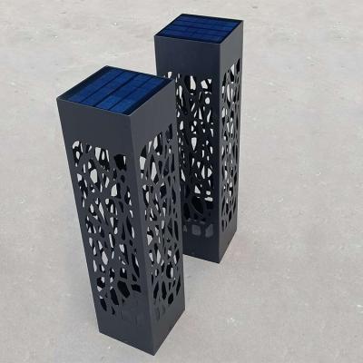 Cina Home Luci da giardino Ornamenti metallici Illuminazione esterna Corten Bollard Luce in vendita