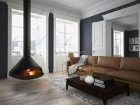 China Suspended Freestanding Wood Burning Fire Pits Hanging for sale