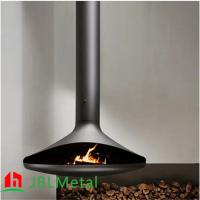 China Hanging Ceiling Suspended Fireplace Wall Mount Metal Fireplace for sale