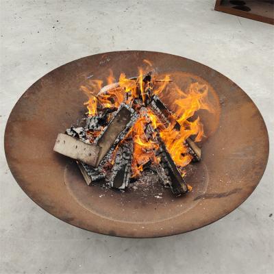 Cina Modern Outdoor Indoor Garden Corten Steel Bbq Firepit Customized in vendita