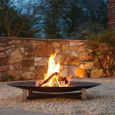 Cina Modern Outdoor Indoor Garden Corten Steel Bbq Firepit Customized in vendita