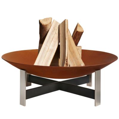 Китай Bbq Outdoor Wood Burning Brazier Fire Pit Corten Steel продается