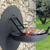 China Customized Folding BBQ Brazier Fire Pit Corten Steel for sale