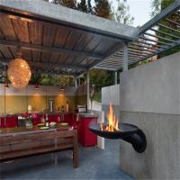 China Customized Folding BBQ Brazier Fire Pit Corten Steel for sale