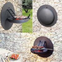 China Customized Folding BBQ Brazier Fire Pit Corten Steel for sale