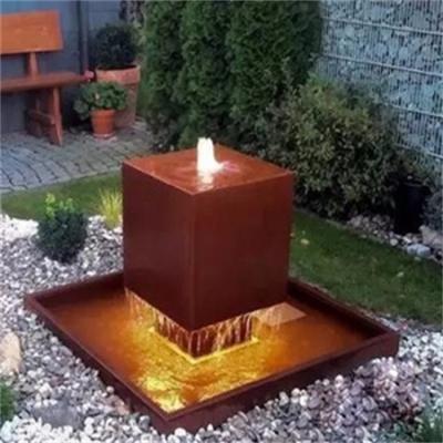 China Home Decoration Corten Steel Waterfall Fountain*1800mm Customized for sale