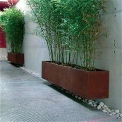 Cina Ornamenti da giardino in metallo resistenti alle intemperie Vaso da fiori decorativo in acciaio inossidabile da 2 mm in vendita