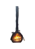 China 90cm 100cm Ceiling Suspended Fireplace Log Burners Rust Resistance for sale