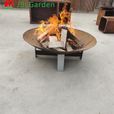 Китай На открытом воздухе газ Firepit таблицы ямы огня Corten стальной деревянный горящий продается