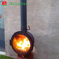 China Indoor Suspended Bio Ethanol Hanging Fireplace Black for sale