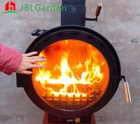 China Indoor Suspended Bio Ethanol Hanging Fireplace Black for sale