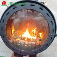 China Indoor Suspended Bio Ethanol Hanging Fireplace Black for sale