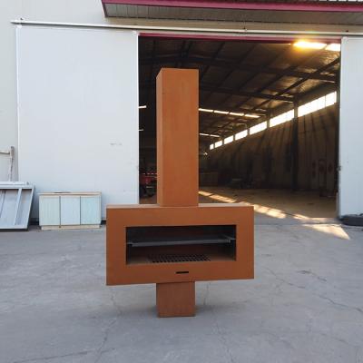 Cina Decorazione del cortile che sopravvive il pozzo d'acciaio del fuoco di 600mm facile da assemblare in vendita