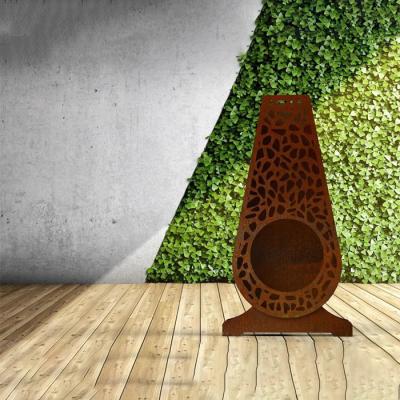 Китай На открытом воздухе ямы огня стали Corten диаметра 600mm упакованные в деревянной коробке продается