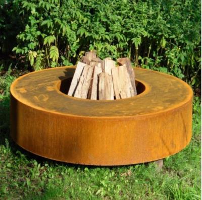 Cina 600 mm di diametro Acciaio Grill in legno Box Metal Stamping Firebowl Wood Burner in vendita