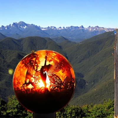 Cina Pozzi rustici del fuoco rosso dell'accensione manuale d'acciaio o pozzi su misura del fuoco in vendita