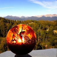 China Steel Manual Ignition Rustic Red Fire Pits Or Customized Fire Pits for sale