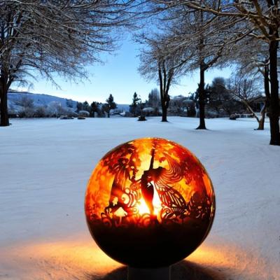 China Wood Burning Steel Fire Pit Rustic Red Or Customized Backyard Fire Pit for sale