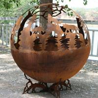 China Steel Manual Ignition Fireplace Pit 6mm Or Customized Thickness for sale